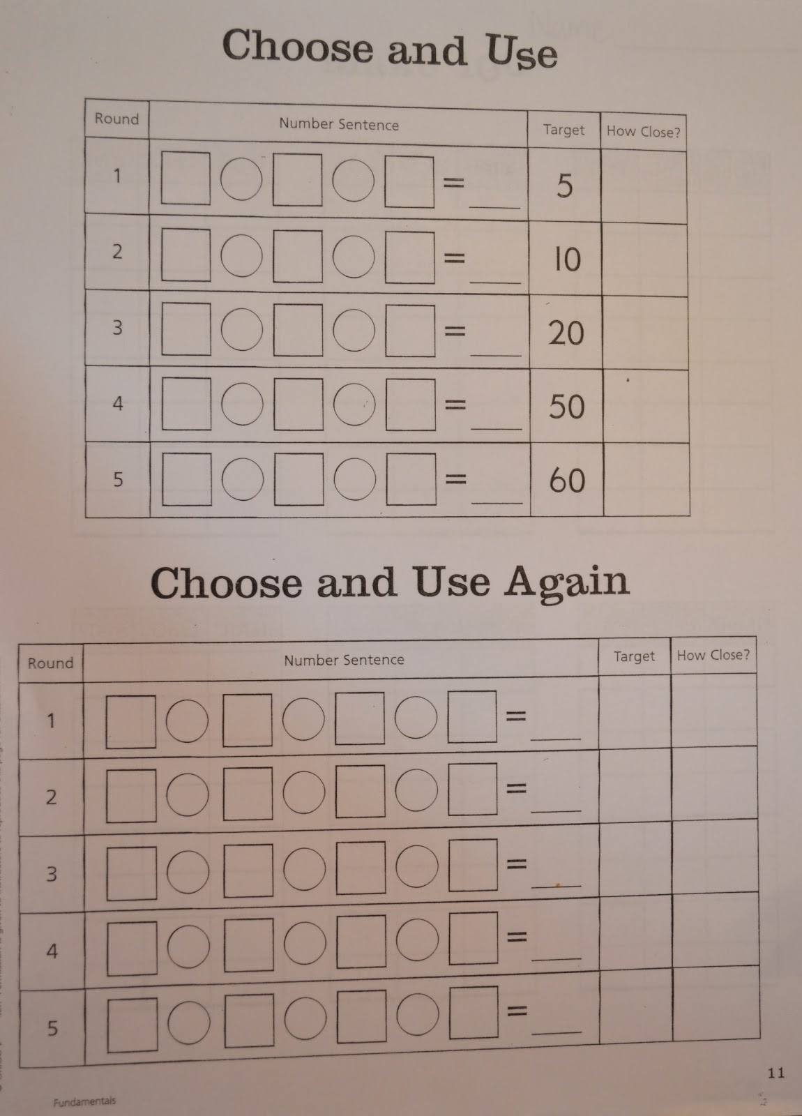 The 4th Grade May-niacs: Choose and Use and Make 100 Centers