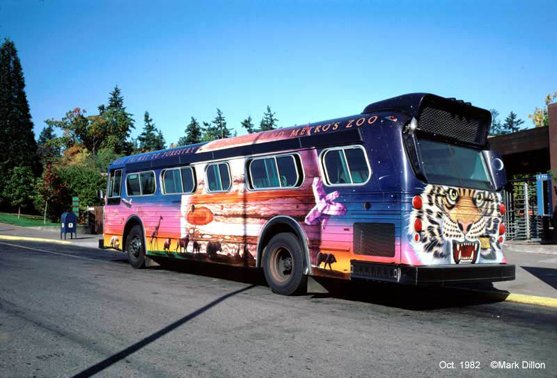 RANTINGS OF A FORMER TRIMET BUS DRIVER: First zoo bus-thanks Mark Dillon