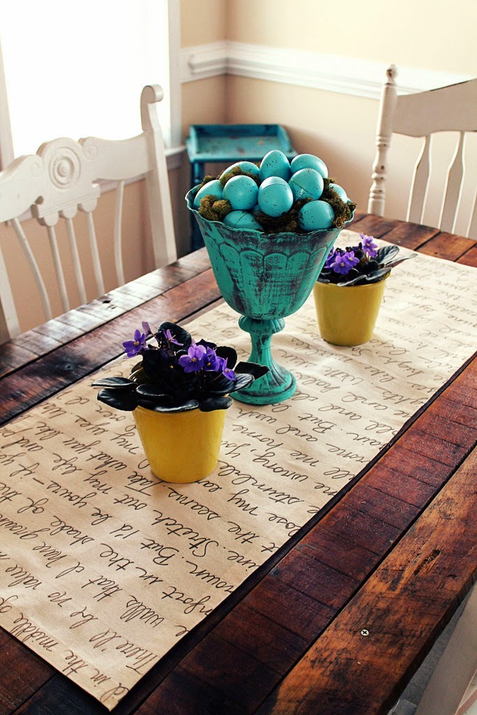 Ma maison au naturel: Un chemin de table à faire soi-même