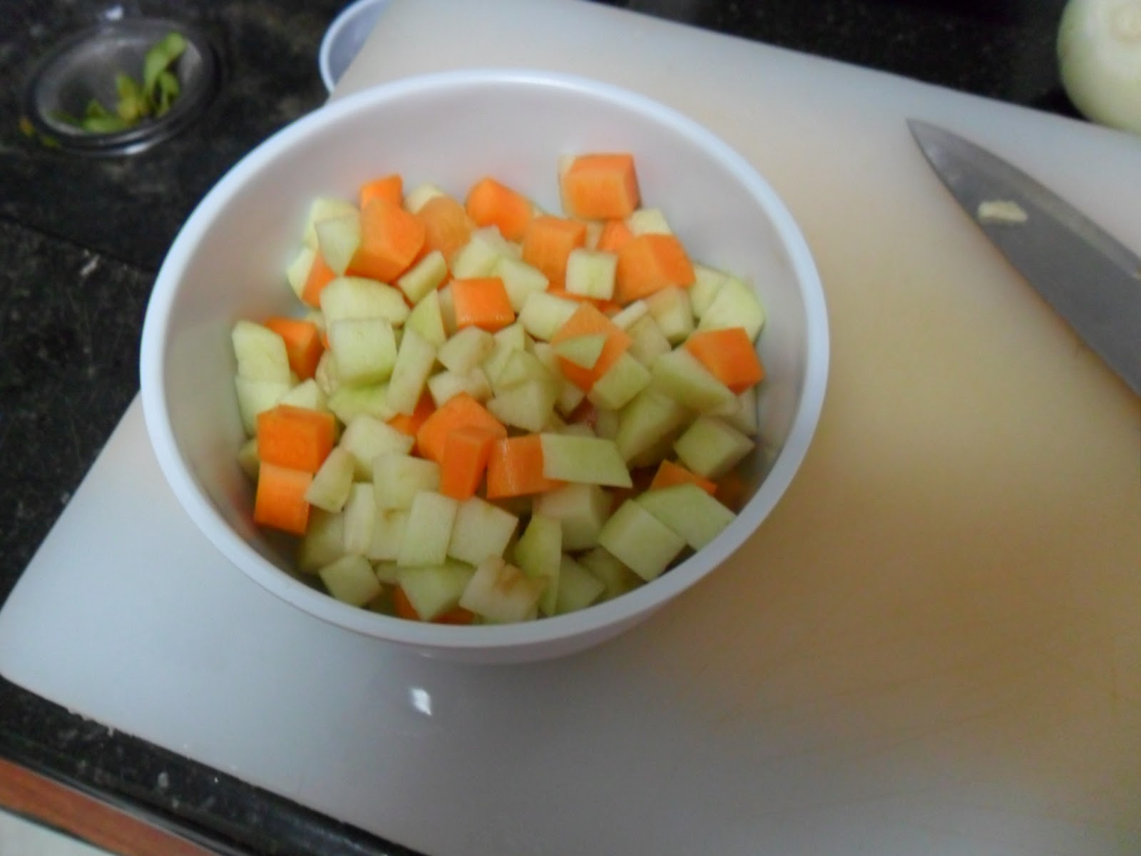 La vuelta al plato en un mundo: Pre-calentando el horno