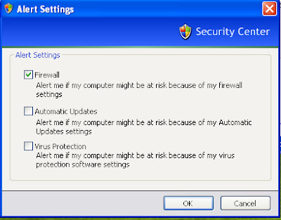Dodgy Windows: Cara Mematikan Security Center Alert