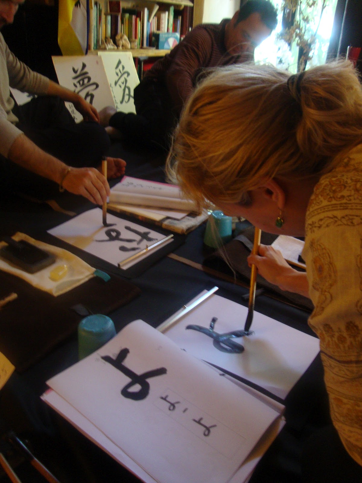 Montanaro circle: Japanese calligraphy and painting workshop at The ...