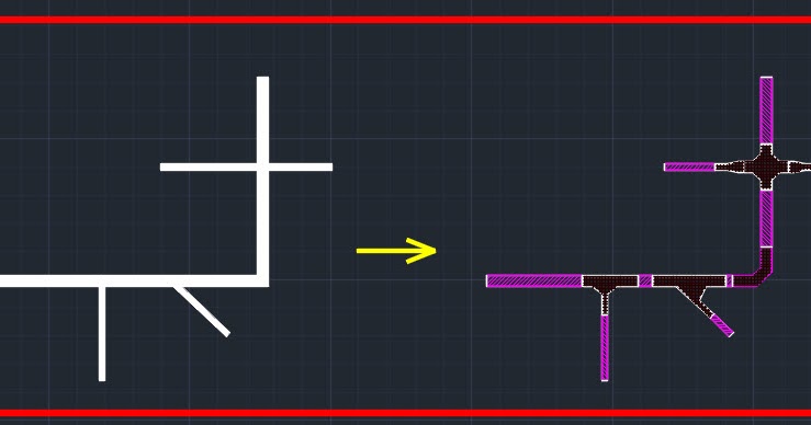 Draw Cable Tray With Fittings in Autocad With Lisp