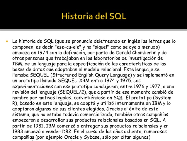 Que es SQL