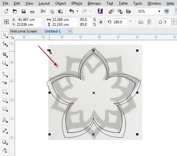 Membuat Pola Dengan Polygon Tool Di Coreldraw Belajar Coreldraw