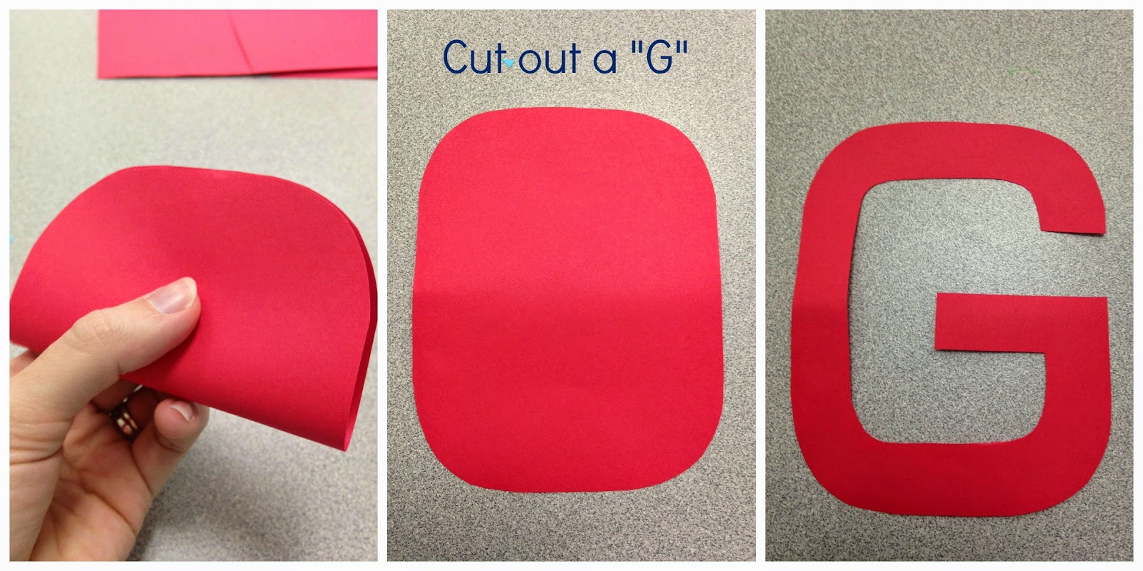 the Morgan's: How to Cut Out Perfect Letters