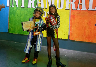 Renz Costumes: Winning Moments- Yellow Racer Pair Costumes