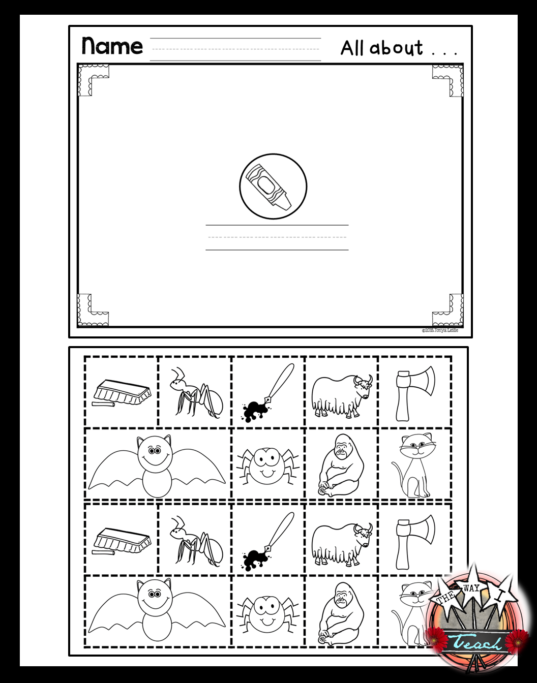 The Way I Teach: Color Words and Vocabulary Builders