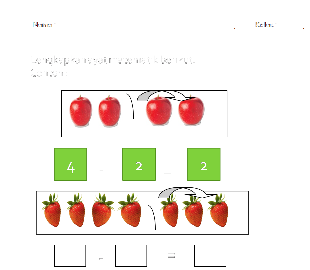 KSSR MATEMATIK: Operasi Tolak Hingga 10