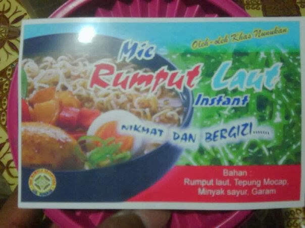 Rumput Laut Indonesia: Mie Rumput Laut berbahan tepung Mocaf khas Nunukan