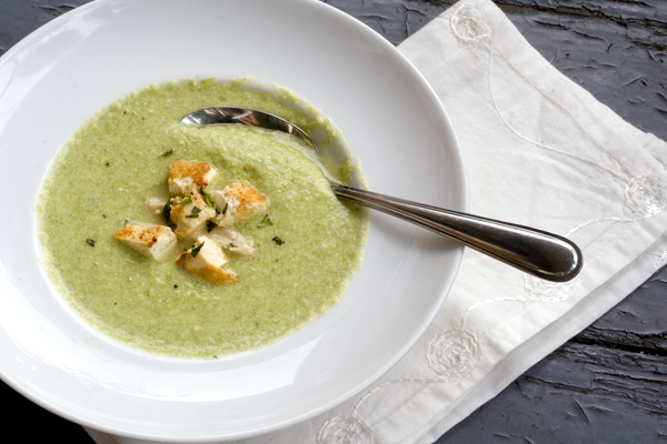 TASTY TRIX: Fresh Pea, Yogurt & Tarragon Soup Garnished with Crispy ...