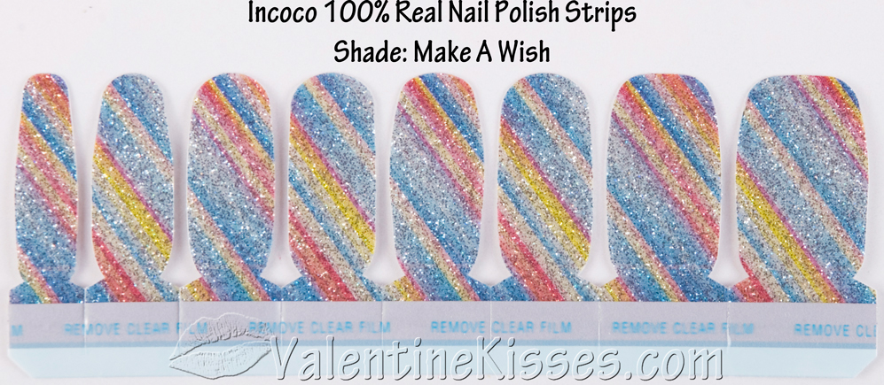 Valentine Kisses: Incoco 100% Real Nail Polish Strips in shade Make A ...