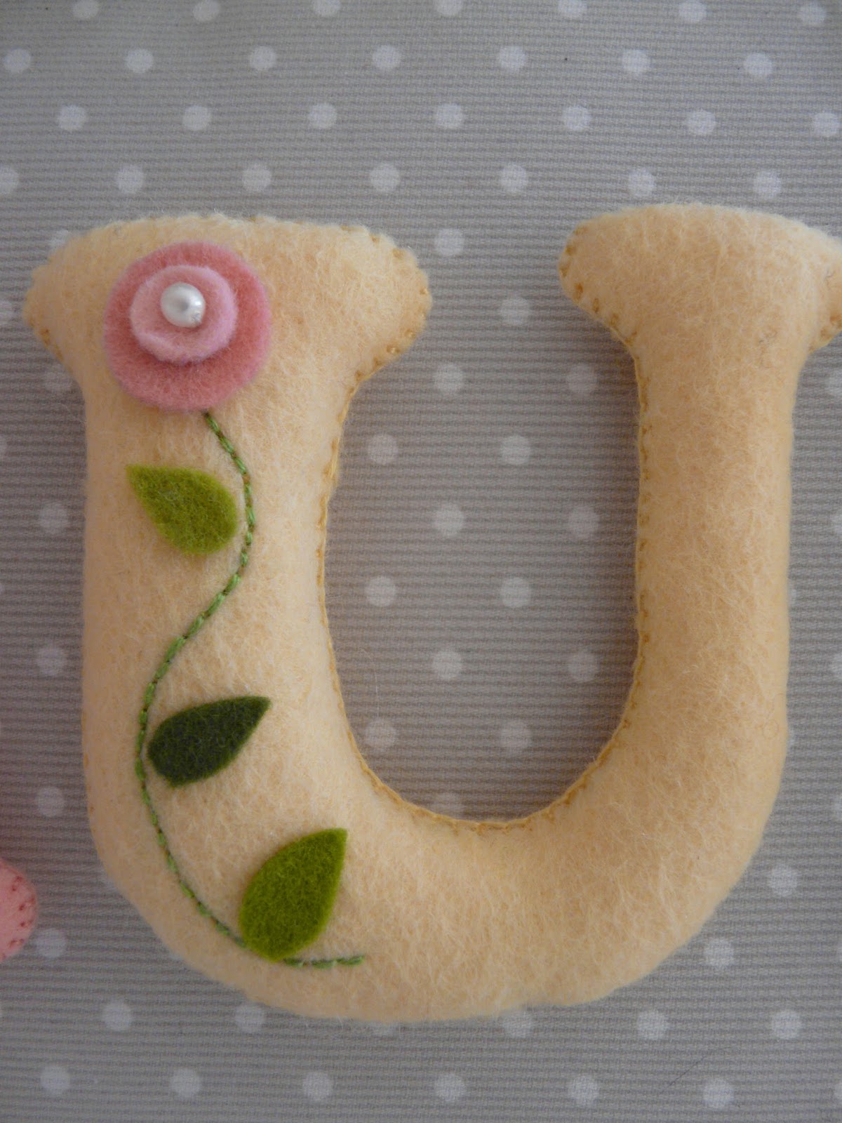 MI HOGAR DE PATCHWORK: LETRAS DE FIELTRO: TRUFAS