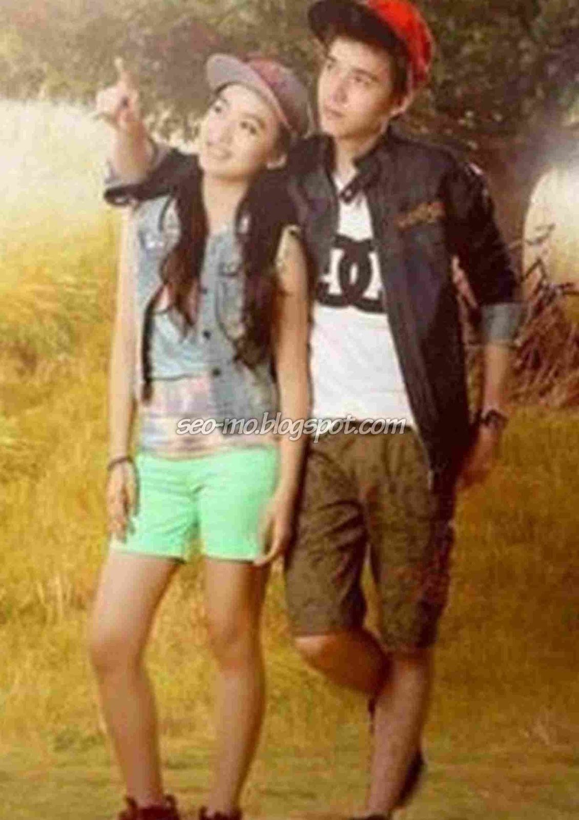 nd80016: foto steven william dengan pacarnya