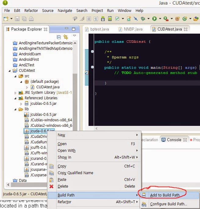 SW정리: 무작정 JCUDA 설치하기