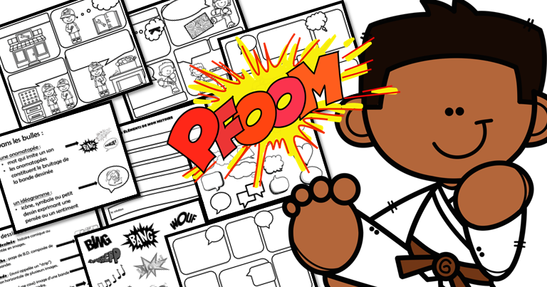 la classe de caro.: BANDES DESSINÉES Écriture créative – Série 1