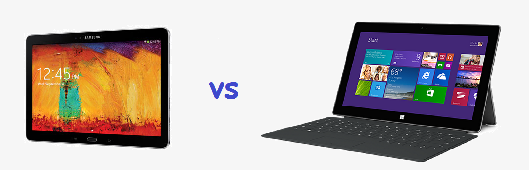 TabShowdown: Samsung Galaxy Note 10.1 (2014 Edition) vs Microsoft ...