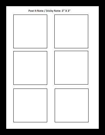 It's Raining Resources!: Printing on Post-It Notes