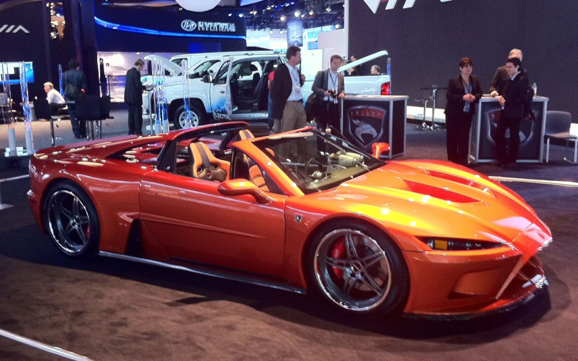 Garage Car: Falcon F7 Supercar Detroit live photos - video - price ...