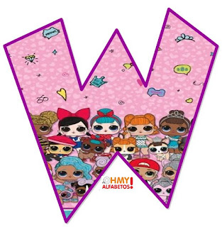 Alfabeto LOL Surprise. Cute LOL Surprise Abc. - Oh my Alfabetos!