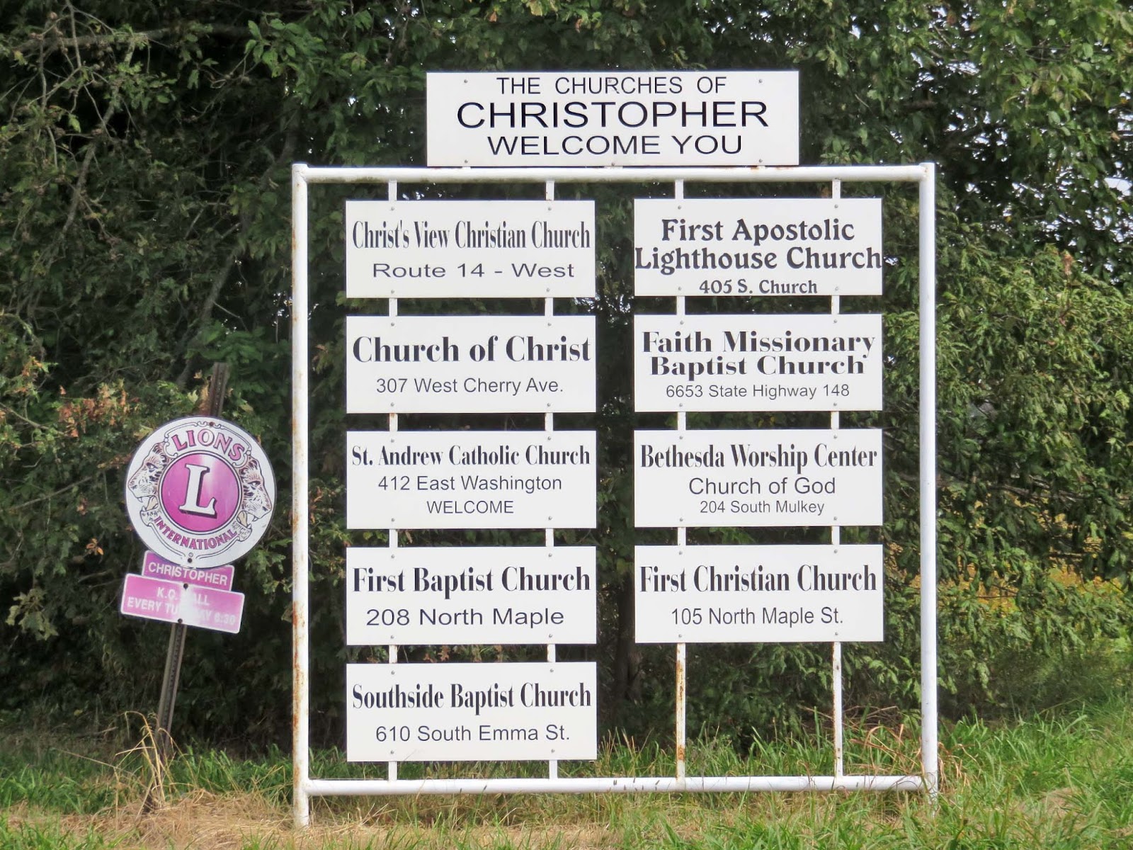 Geographically Yours Welcome: Christopher, Illinois