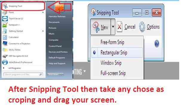 How to take a screenshot on a PC Using Snipping Tool and Print Screen ...