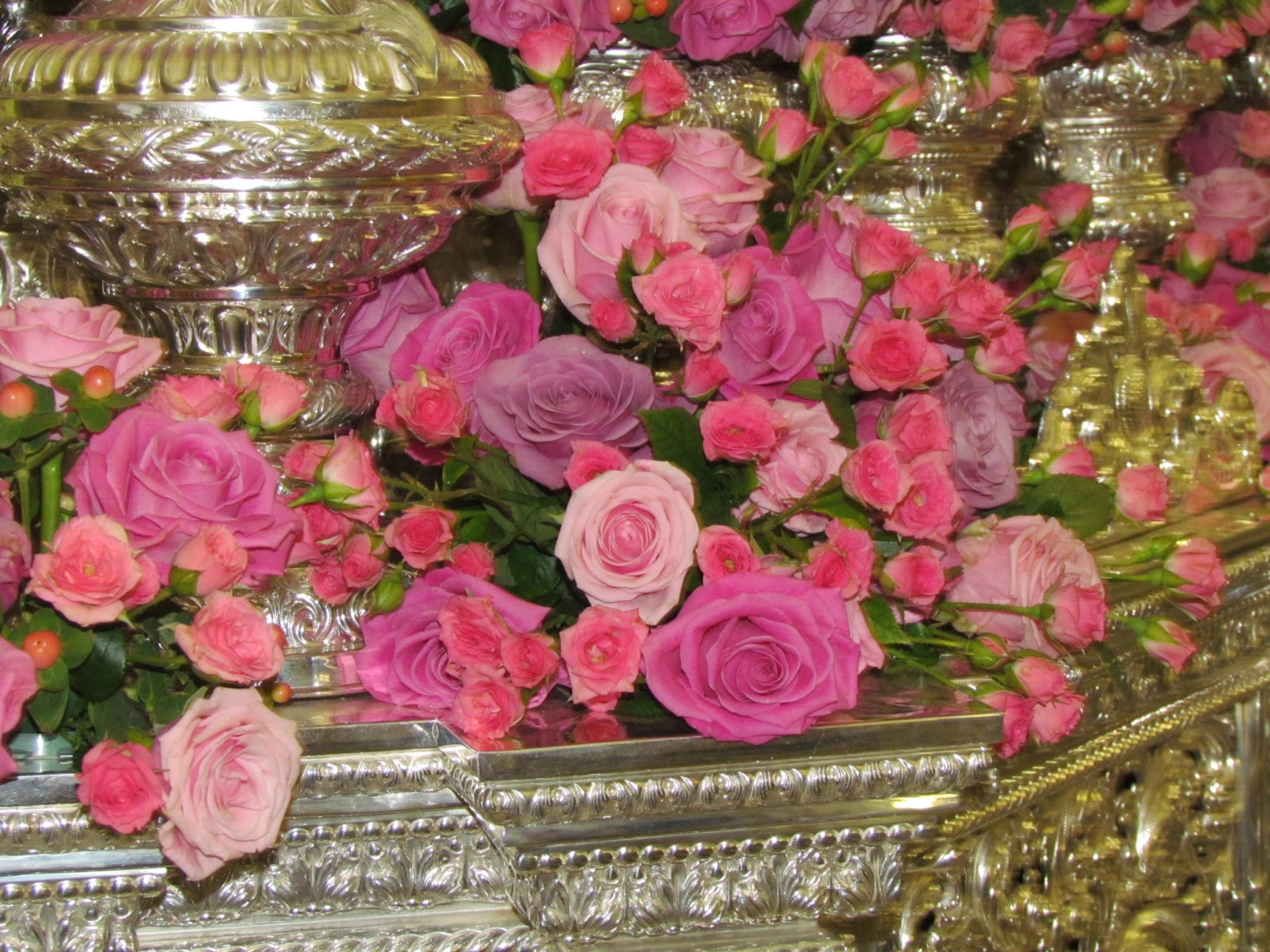 Flores de Semana Santa : Adorno floral 2012