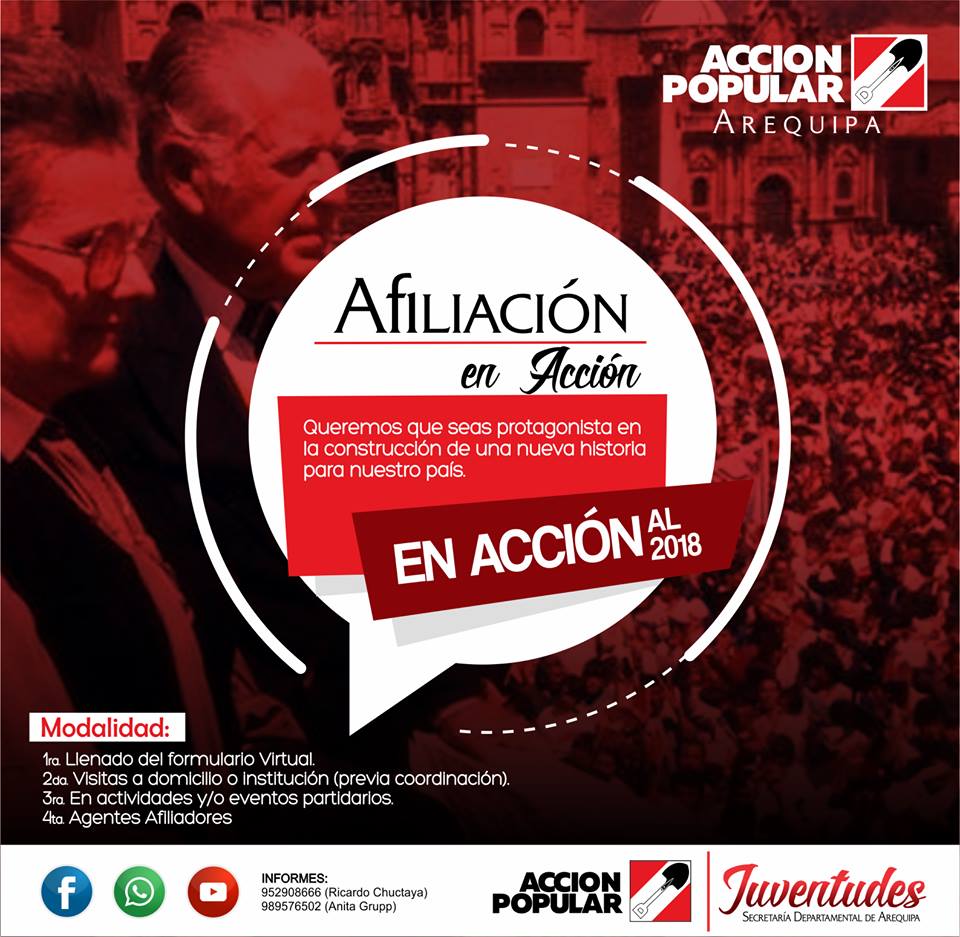 AFILIATE A ACCION POPULAR ~ ACCION POPULAR AREQUIPA