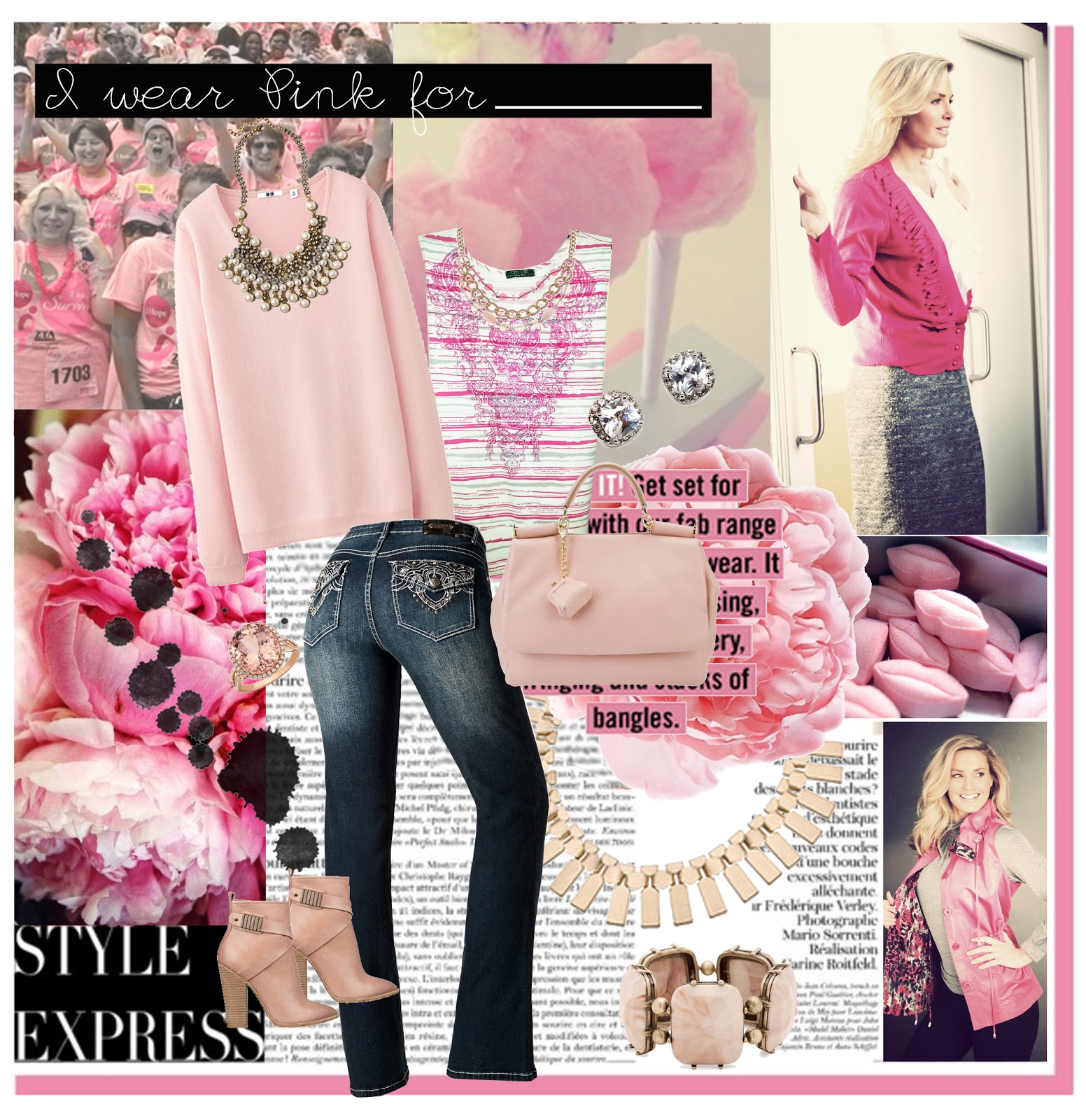 The Bias Cut: I wear Pink for