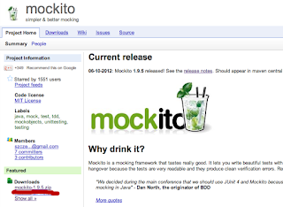 Y.A.M の 雑記帳: Android で mockito を使う : 準備編