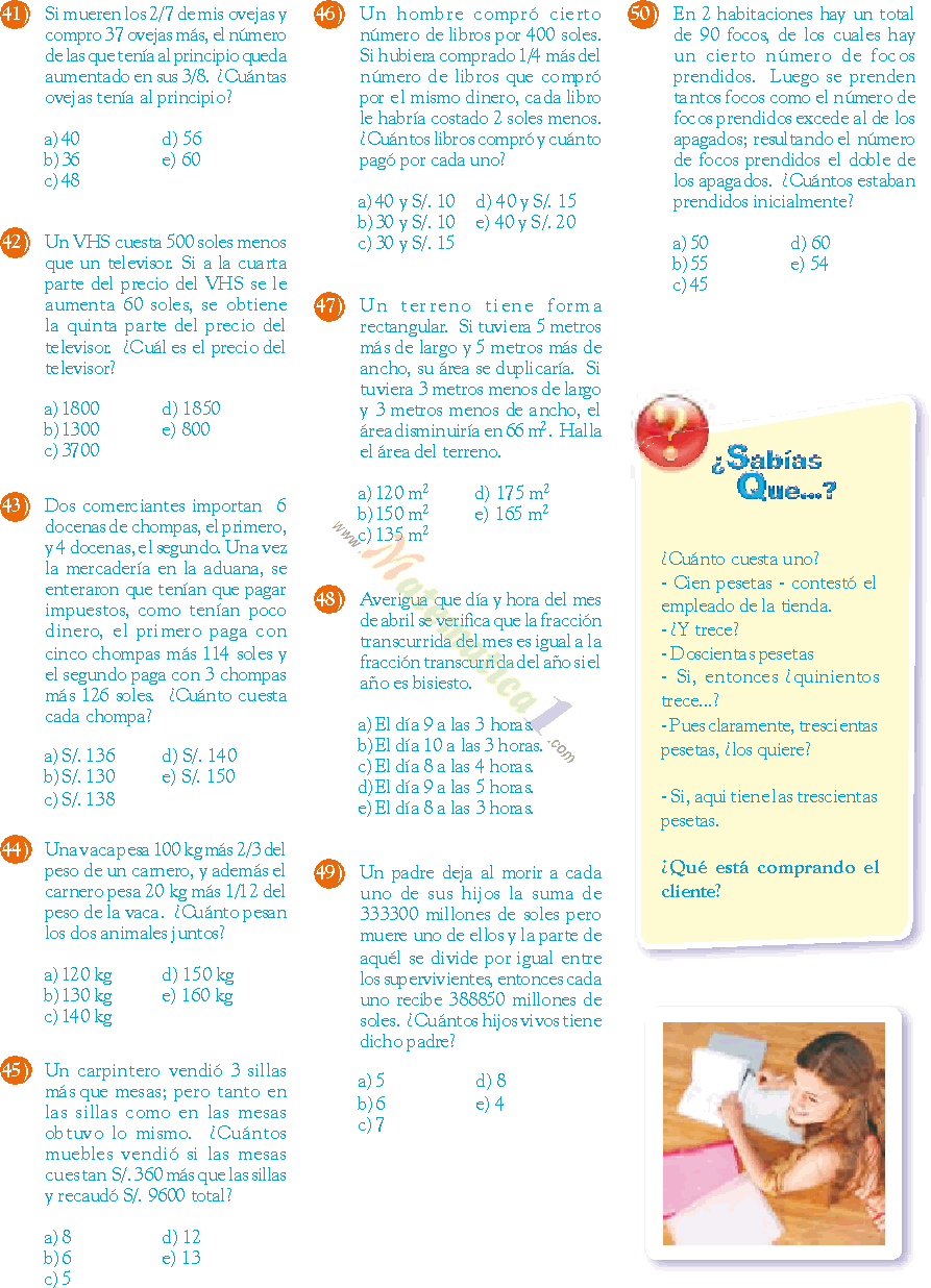 PLANTEO DE ECUACIONES EJEMPLOS Y EJERCICIOS RESUELTOS DE RAZONAMIENTO MATEMÁTICO PDF