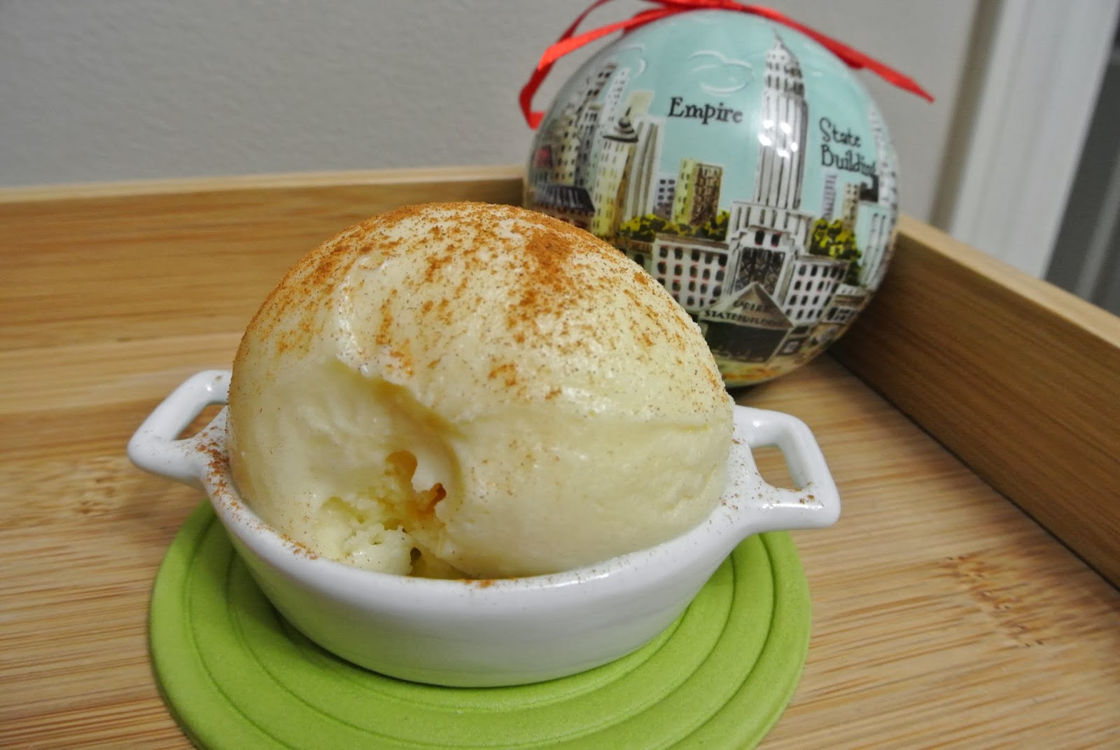 The Food On My Shirt: EGG NOG Ice Cream!