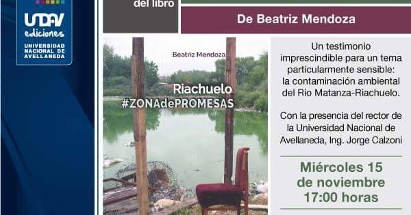 RIACHUELO: Sostiene BEATRIZ MENDOZA