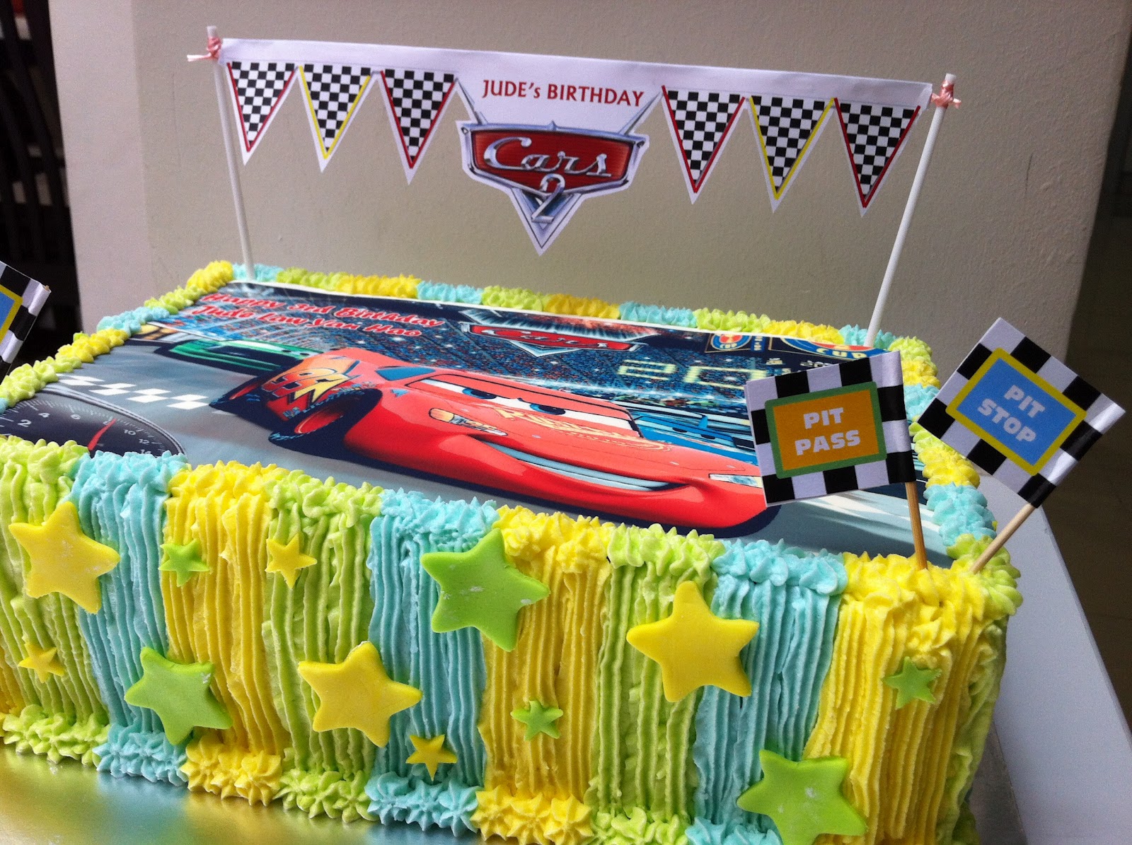 Family First's Confections: Cars Edible Image Cake