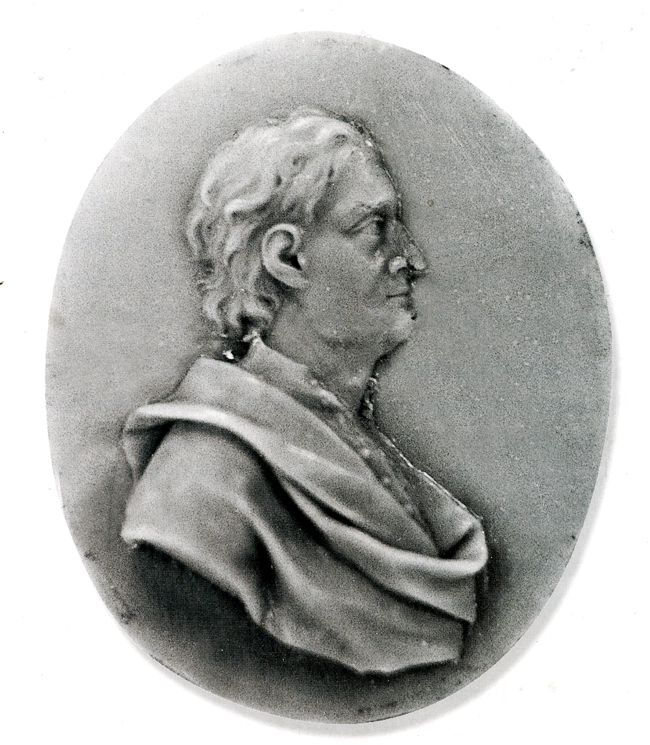 English 18th Century Portrait Sculpture: James Gossett Relief of Isaac ...