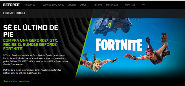 GeForce Fortnite Bundle: Compra una GeForce GTX y obtén Fortnite ...