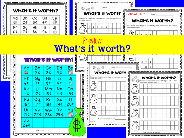 Working with Words | Teach123