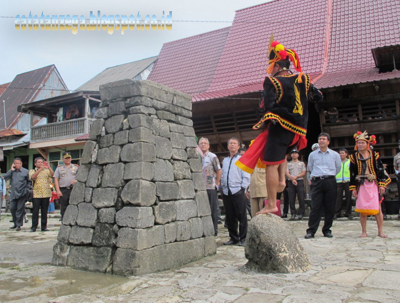 Stone jumping-flying on the stone, a unique attraction, a rare and only ...