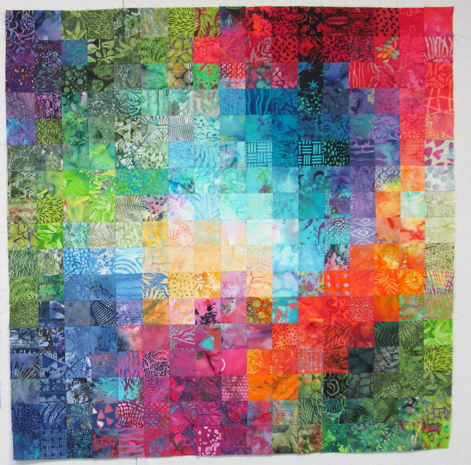 Exuberant Color : Colorburst 2 sewn.............