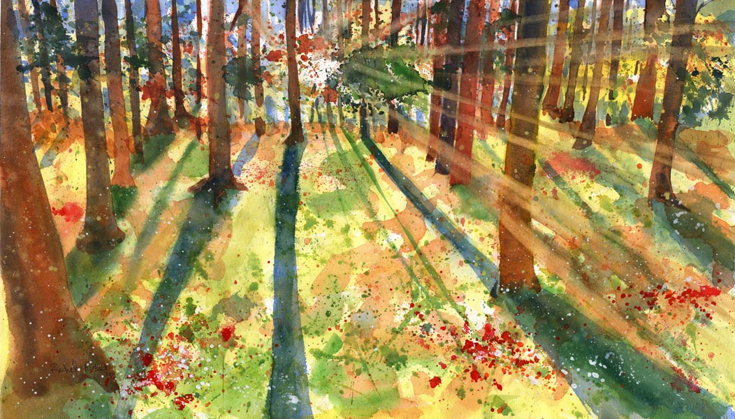 Rachel's Studio Blog: New Forest Painting - Nature Art!