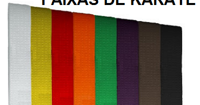 Karate Clube Chão de Vida: Faixas do Karatê