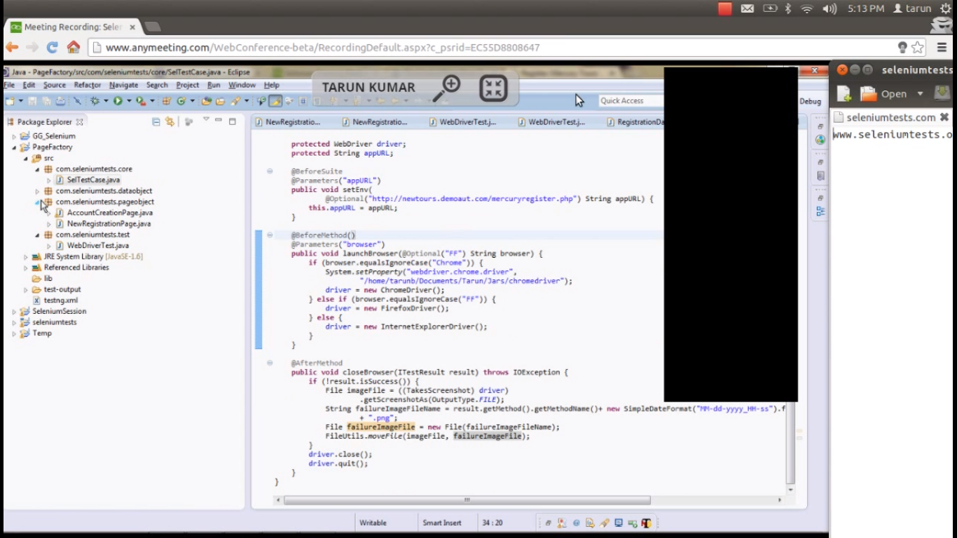 Selenium Training Video For Dec 2nd Session