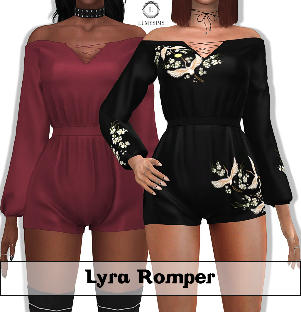 LYRA ROMPER - The Sims 4 Create a Sim - CurseForge