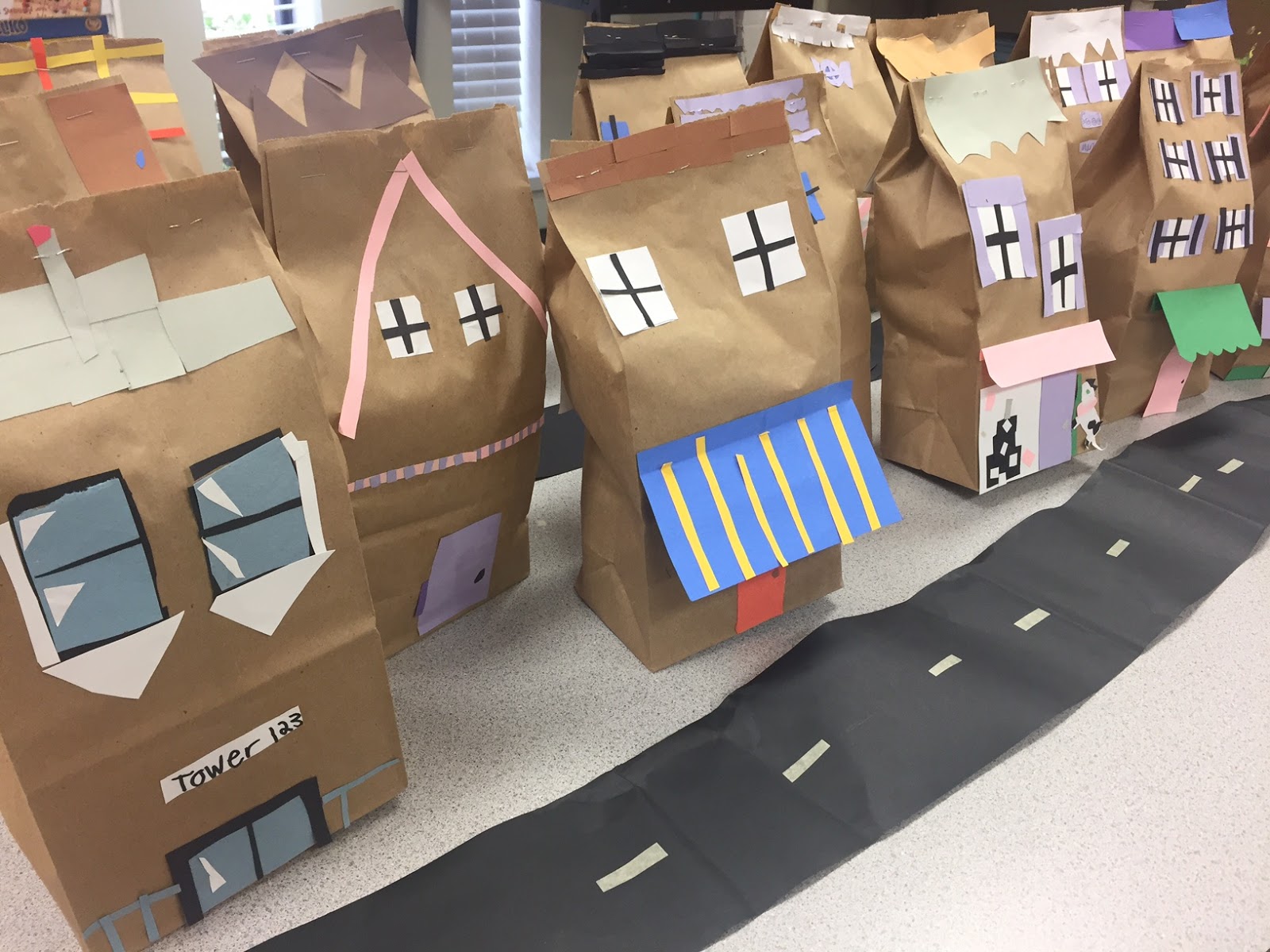 Art Class with Mrs. Kilpatrick: Architecture Paper Bags!