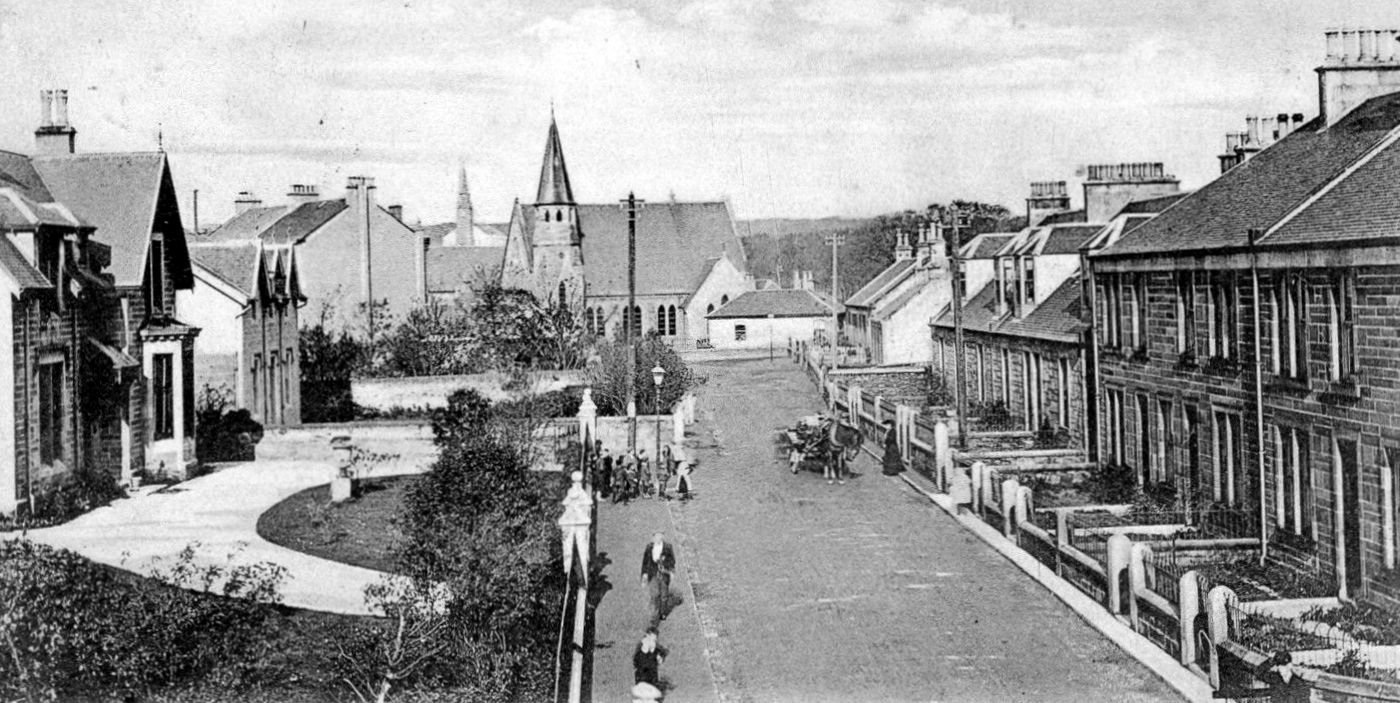 Tour Scotland Photographs: Old Photographs New Street Stevenston Scotland