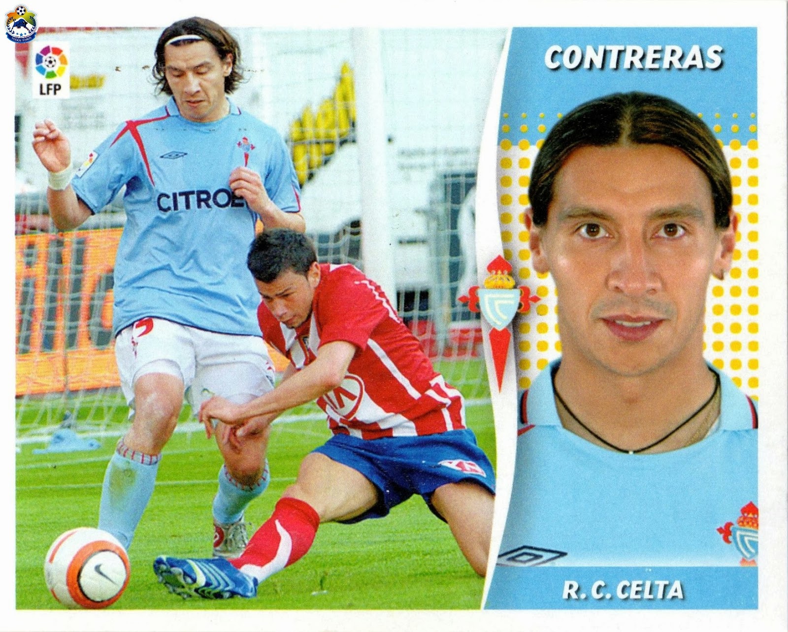 Futbolistas Chilenos en Álbumes Extranjeros: Pablo Contreras