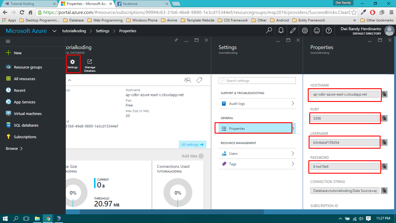 Membuat Database MySQL di Microsoft Azure - Tutorial Koding