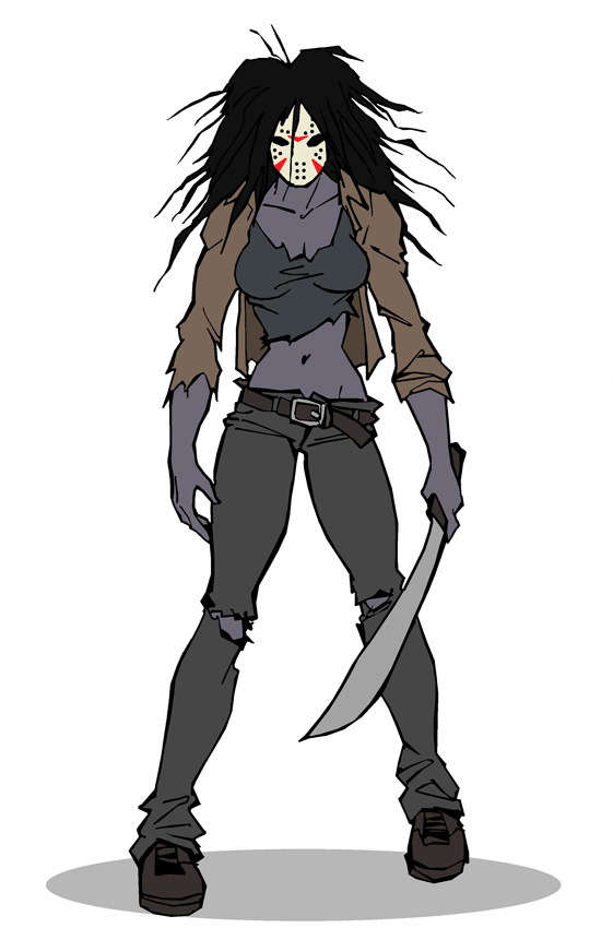 Les Sketcheurs Cosmiques: IF JASON VOORHEES WAS A GIRL