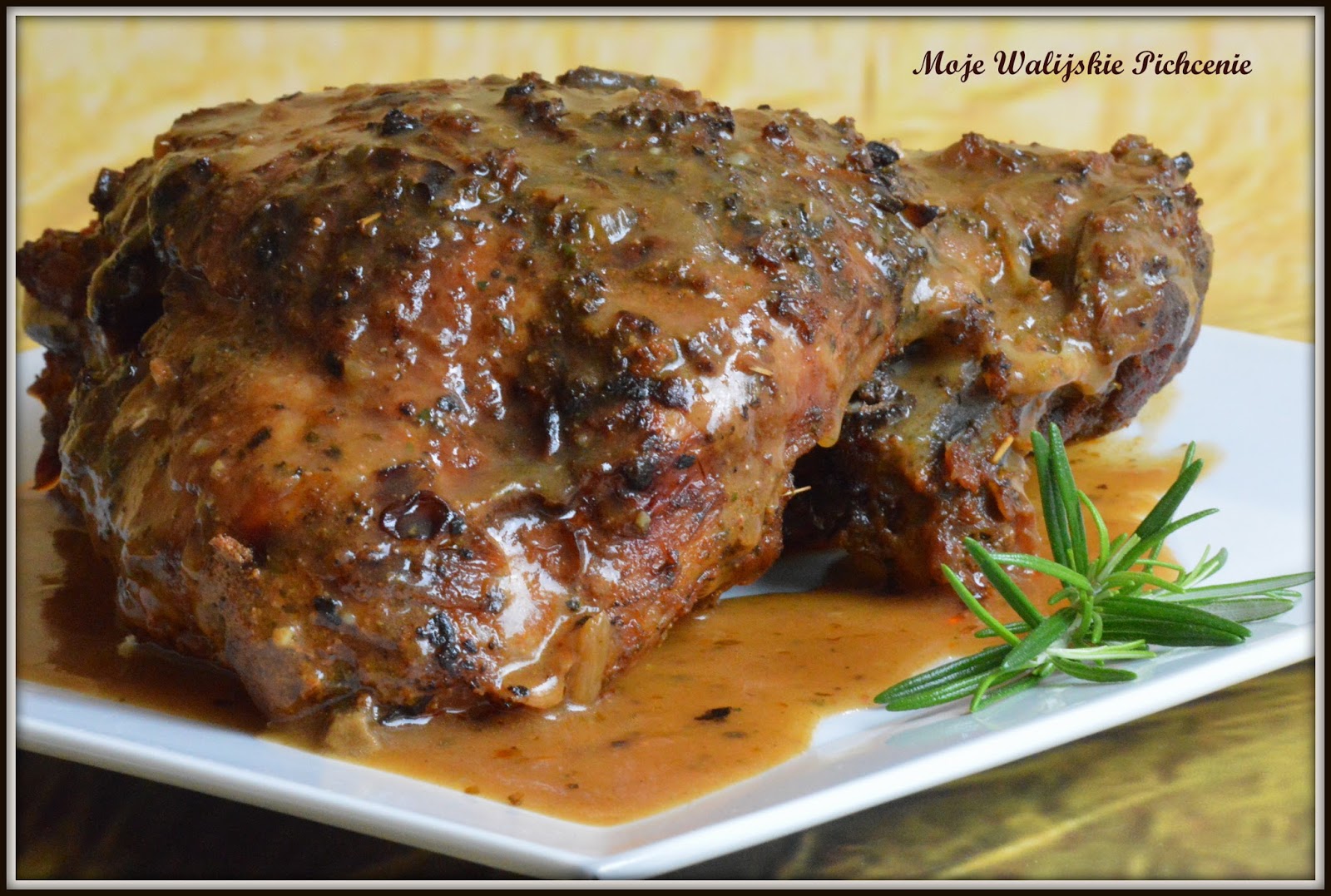 Moje Walijskie Pichcenie ...: UDZIEC Z INDYKA PIECZONY W RĘKAWIE