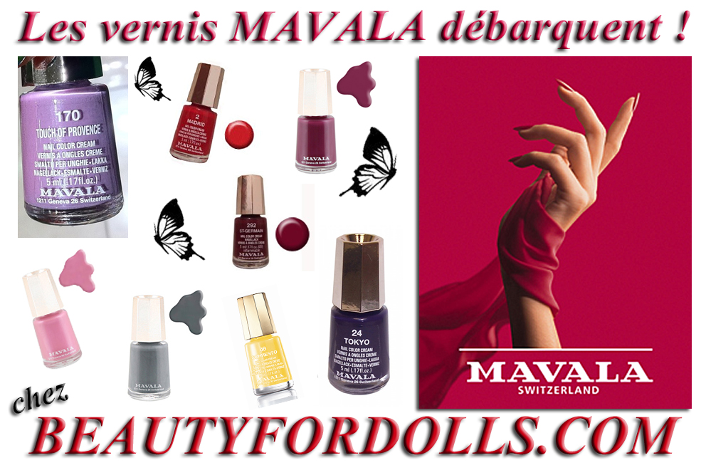BEAUTYFORDOLLS: MAVALA dans votre boutique